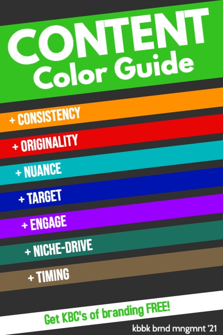 Copy of kbbk content color guide | PosterMyWall