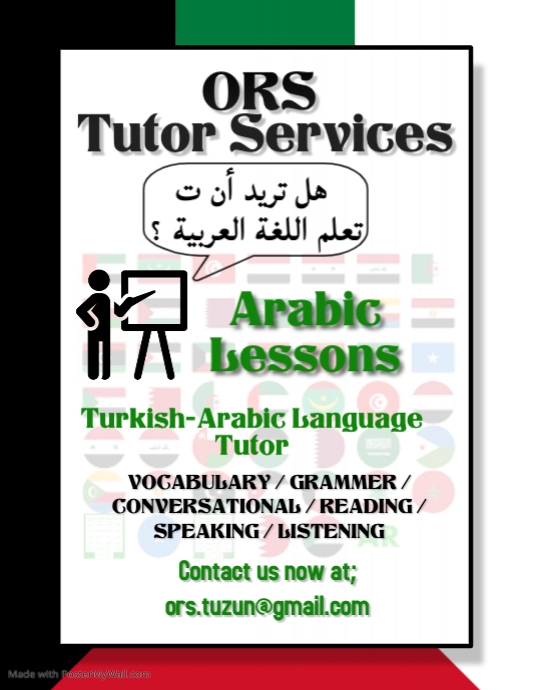 Copy of Arabic Lessons Tutoring Language Flyer | PosterMyWall
