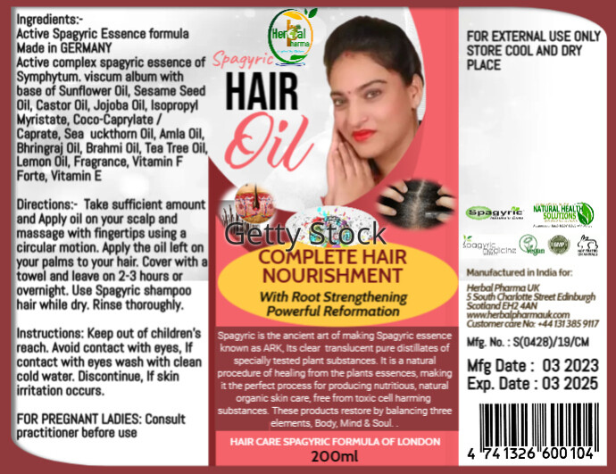 Copy of hair oil chatpur (1) | PosterMyWall