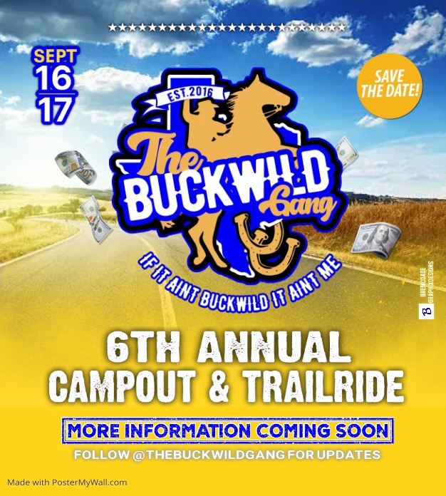 Buckwild Save The Date '22 - 1 | PosterMyWall