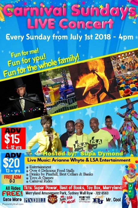 Carnival Sundays, Live Concert - Nothing could be finer | PosterMyWall