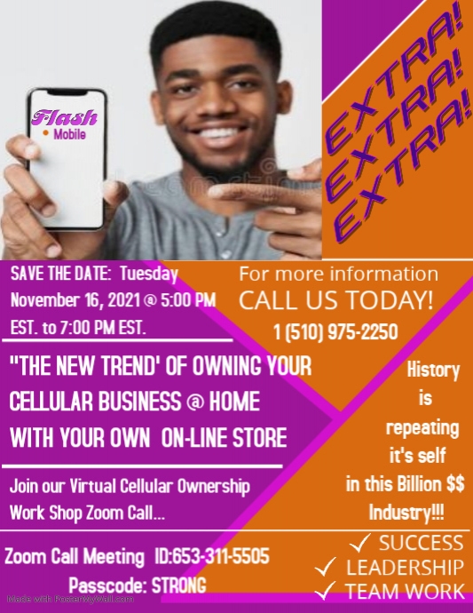 Copy of Cellular flyer | PosterMyWall