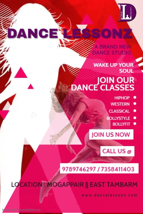 Copy of join our dance classes instagram post adverti | PosterMyWall