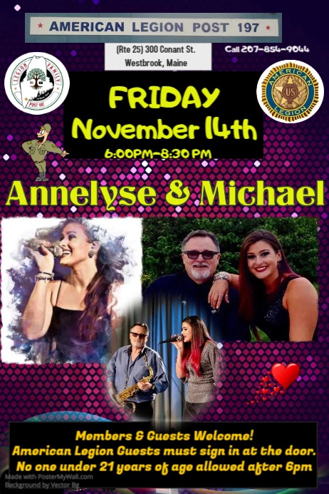 Copy of Annelyse & Michael | PosterMyWall
