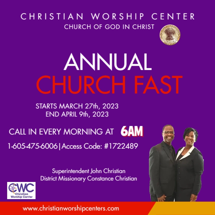 CHURCH FAST | PosterMyWall