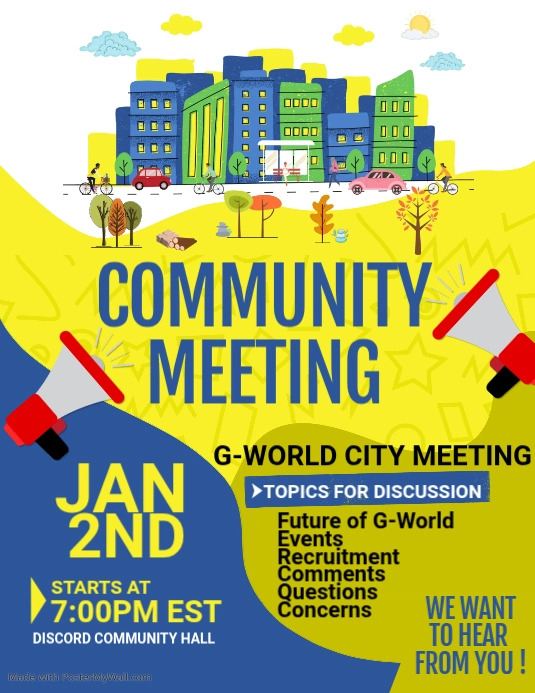 Community Meeting Flyer | PosterMyWall