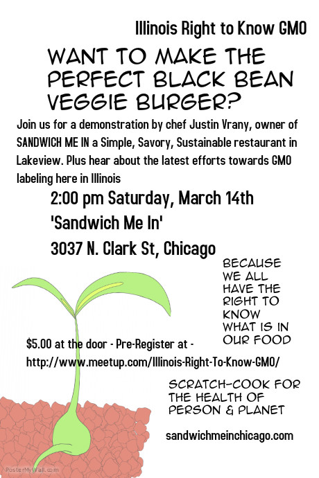 March 14th IL Right 2 Know GMO poster/flyer | PosterMyWall