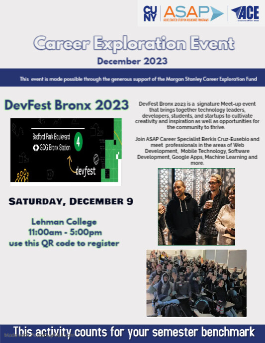 Dev Fest Bronx 2023 Announcements (4) | PosterMyWall