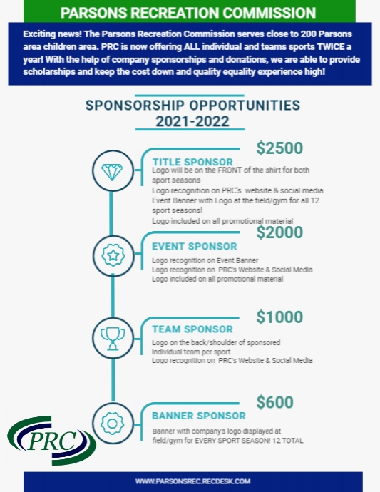 Copy of White and Green Sponsorship Poster | PosterMyWall