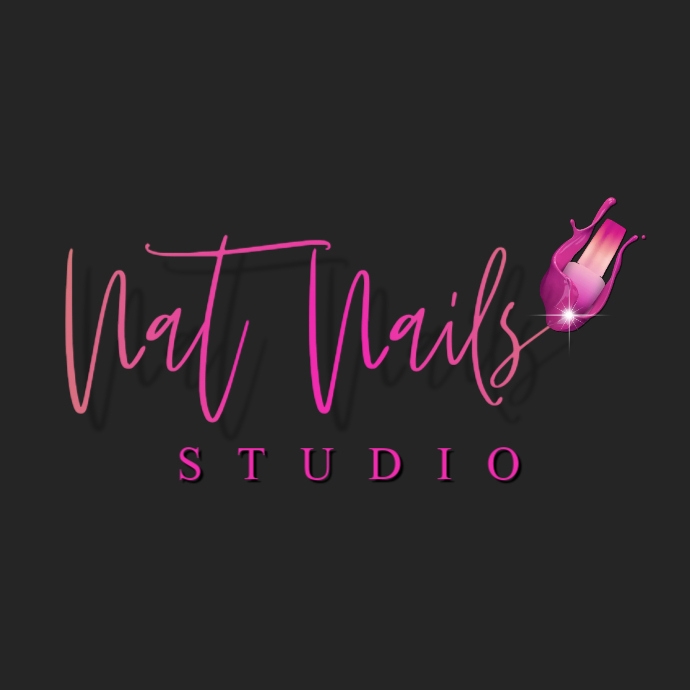 Nat Nails Studio Professional Logologo | PosterMyWall