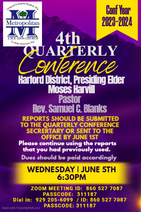 Copy of MET 2ND 3RD Qrtly Conf jAN 2024 | PosterMyWall