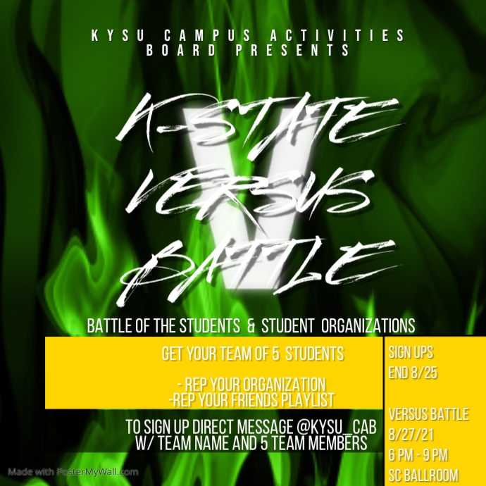 Versus Battle | PosterMyWall