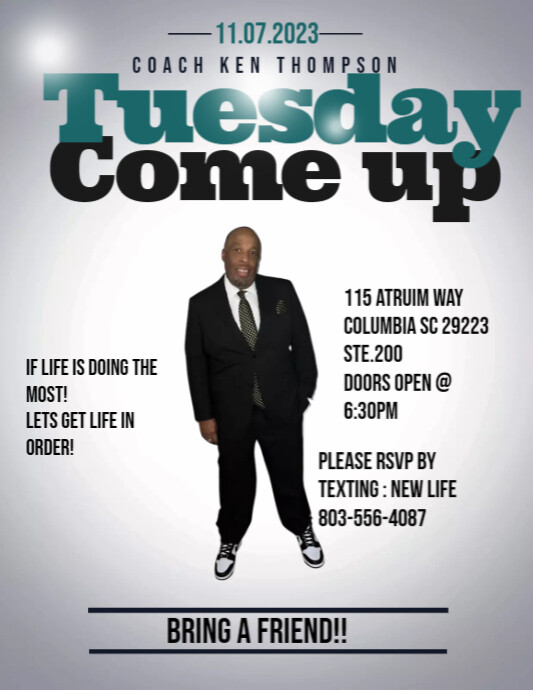 Tuesday April 25th | PosterMyWall