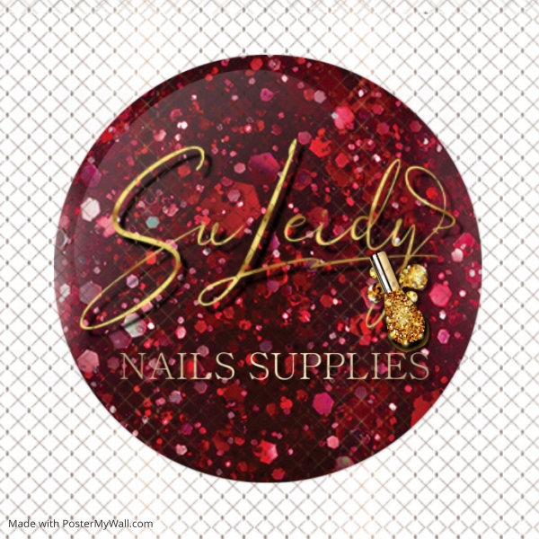 SU LEIDY NAILS SUPPLIES LUXURY LOGO | PosterMyWall