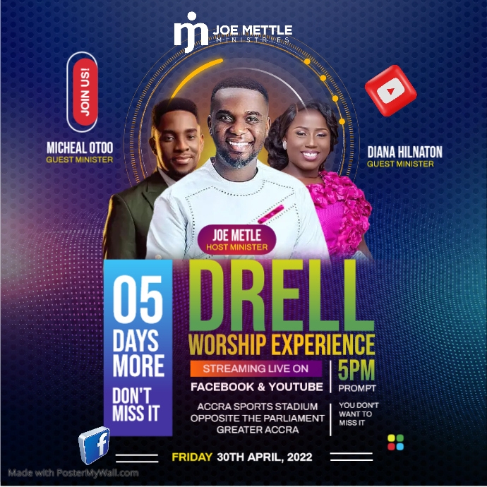 Worship and Praise Flyer Template | PosterMyWall