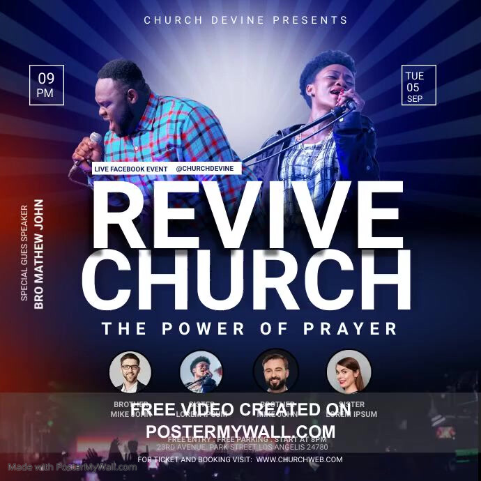 Church event | PosterMyWall
