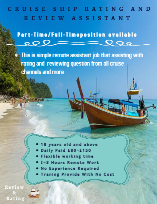 TRAVEL AGENCY BOAT TOUR Flyer Template | PosterMyWall