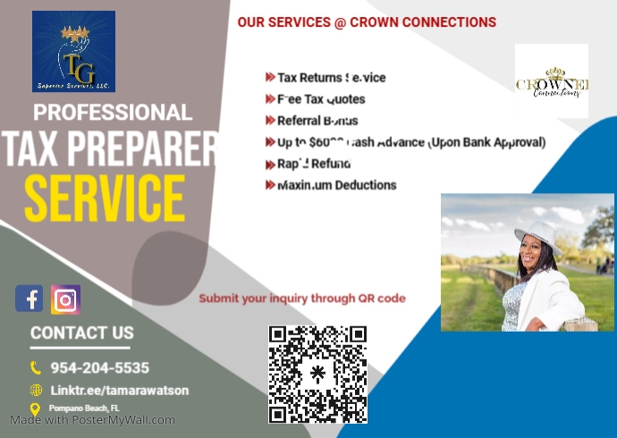 Tax Paper Services Ad | PosterMyWall