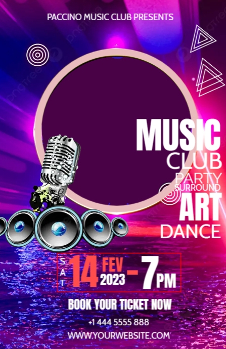music club party flyer template | PosterMyWall