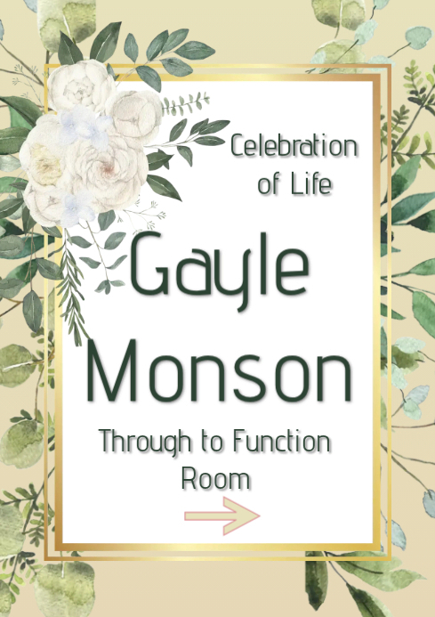 Obituary Funeral Poster Template (1) | PosterMyWall