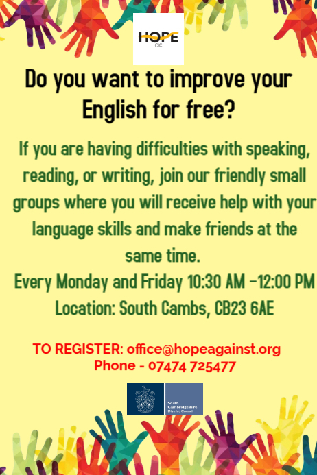 English lesson poster | PosterMyWall