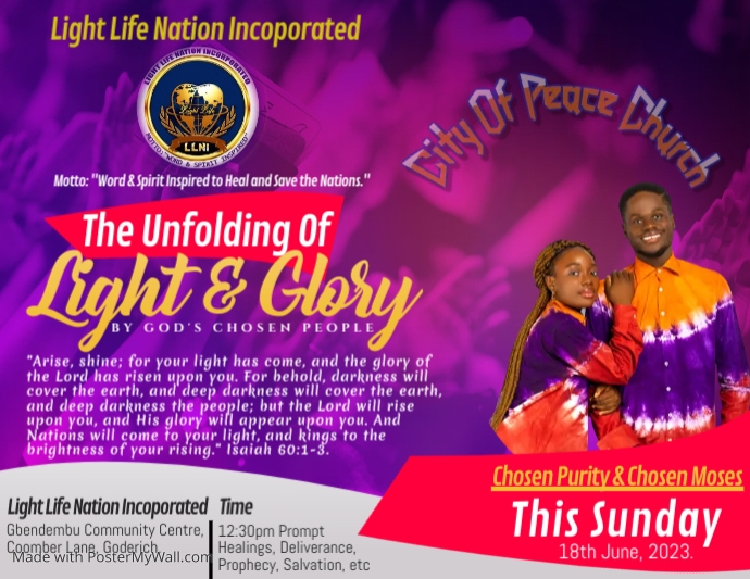 Purple Bible Study Sessions Landscape Flyer | PosterMyWall