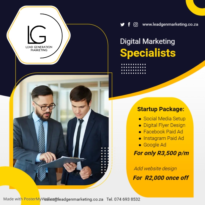 Copy of Lead Gen Startup Package | PosterMyWall