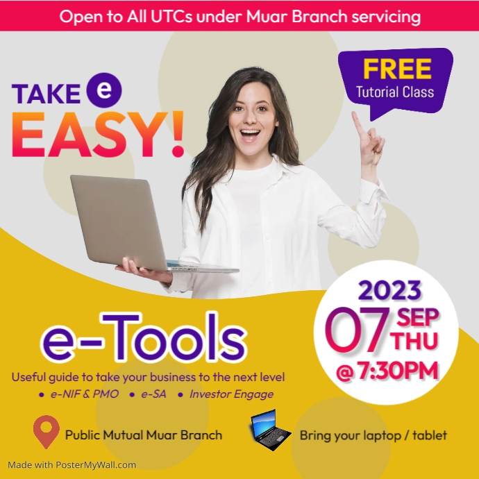 Online Learning Template (1) | PosterMyWall