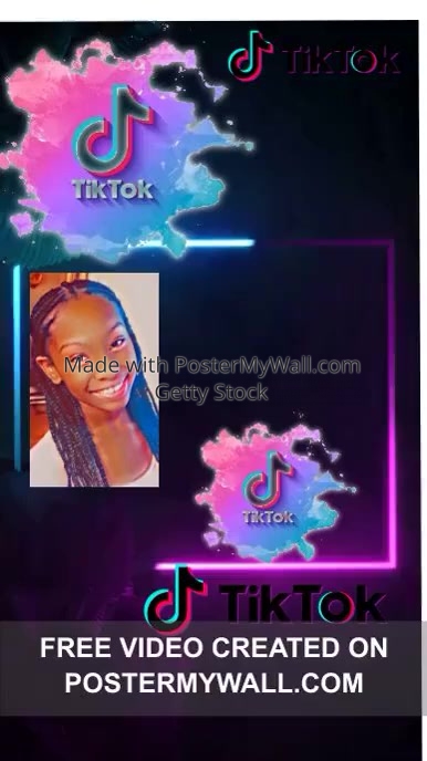 Copy of TIK TOK animated background | PosterMyWall