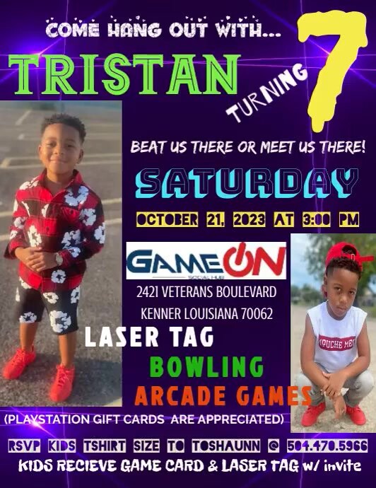 LASER TAG FLYER DESIGN | PosterMyWall
