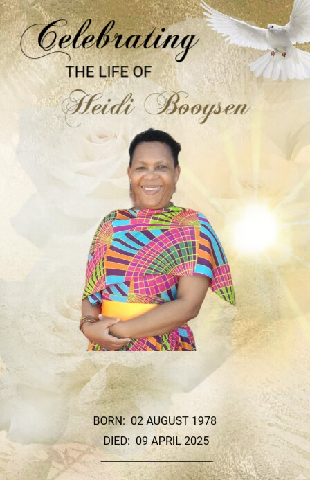 Funeral Program Template golden design | PosterMyWall