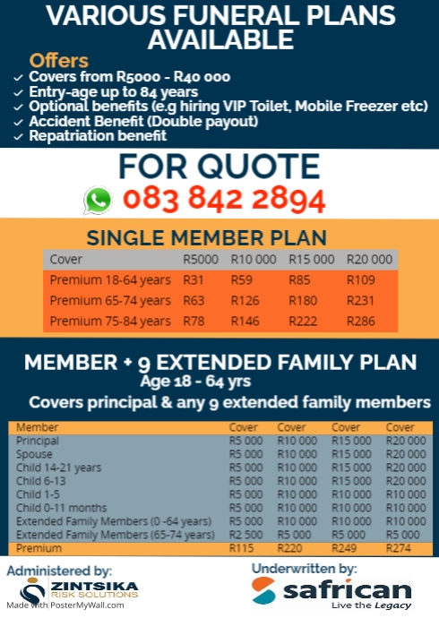 Funeral Back Page Jan 2023 | PosterMyWall