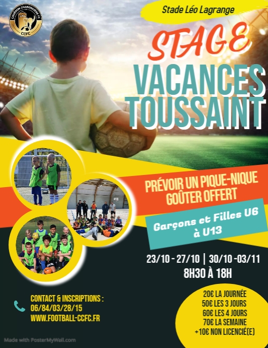 Soccer Camp Flyer Poster Template | PosterMyWall