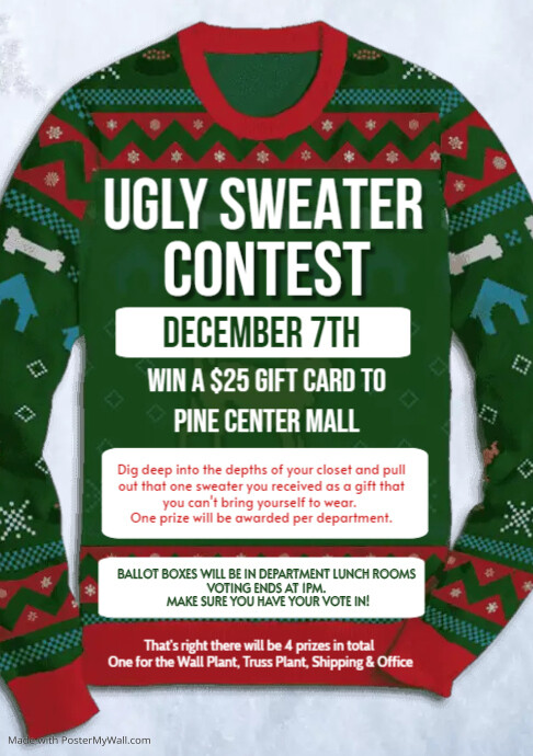 Christmas, ugly sweater | PosterMyWall