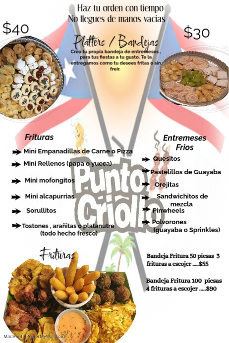 Simple Menu Template | PosterMyWall