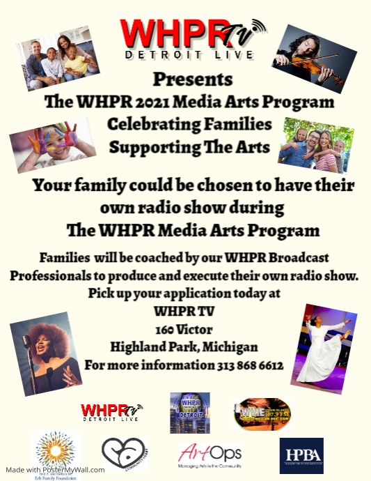 Copy of WHPR MEDIA ARTS Flyer | PosterMyWall