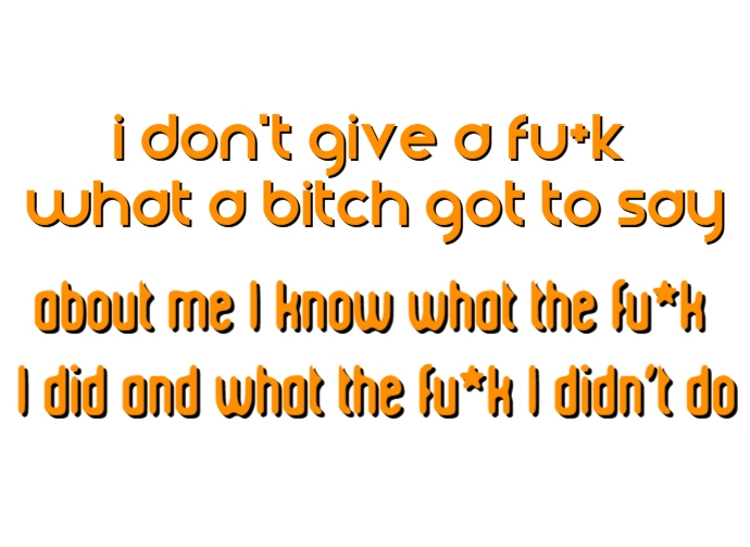 Copy of IDGAF | PosterMyWall