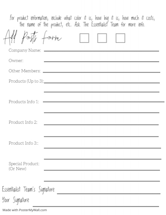 Copy of Newspaper ad contract | PosterMyWall