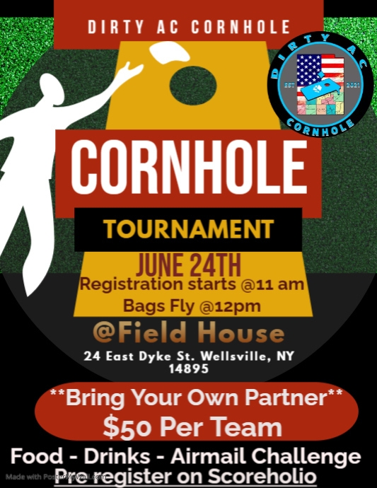 Cornhole Tournament | PosterMyWall