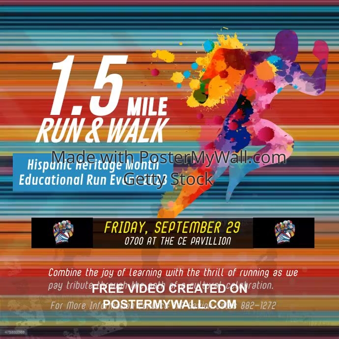 5K Run & Walk Event Ad | PosterMyWall