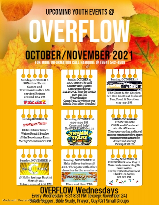 Copy of Copy of September Fall Upcoming Event Flyer | PosterMyWall