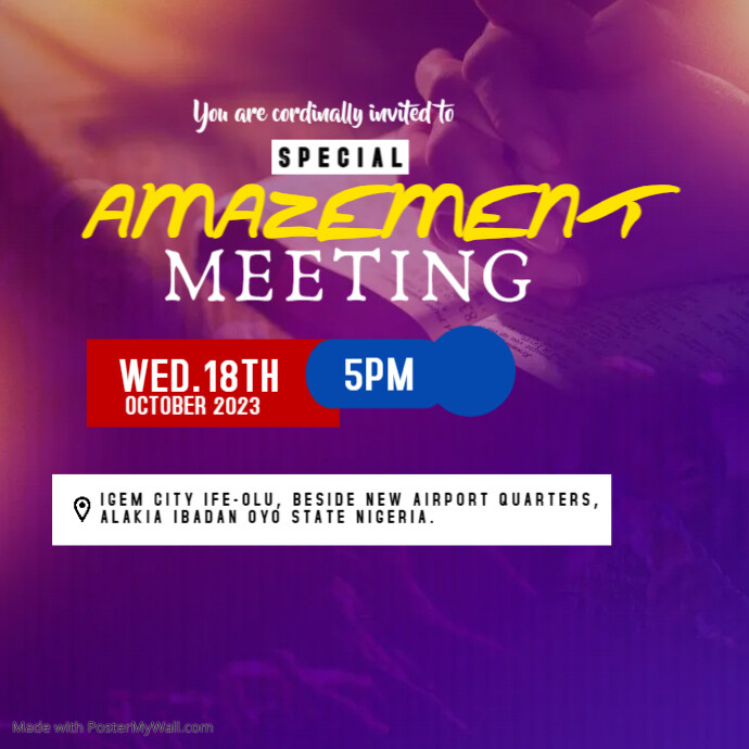 Prophetic Flyer Template | PosterMyWall