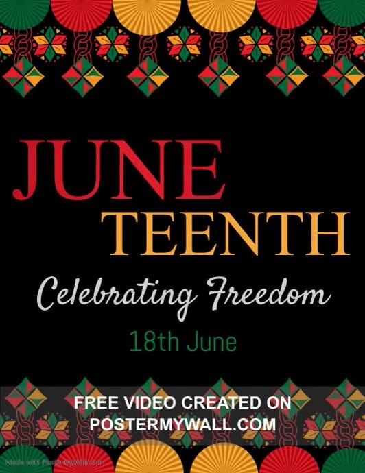 Juneteenth Template | PosterMyWall