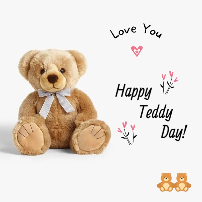 Happy teddy day | PosterMyWall