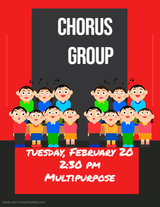 Chorus concert | PosterMyWall