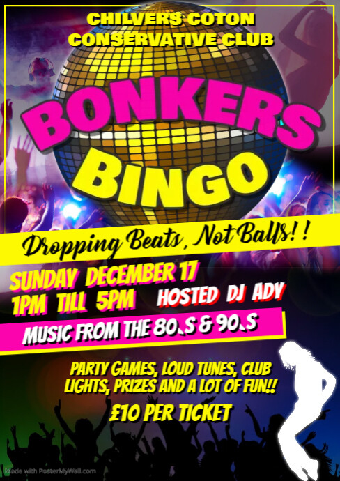 Disco Bingo | PosterMyWall