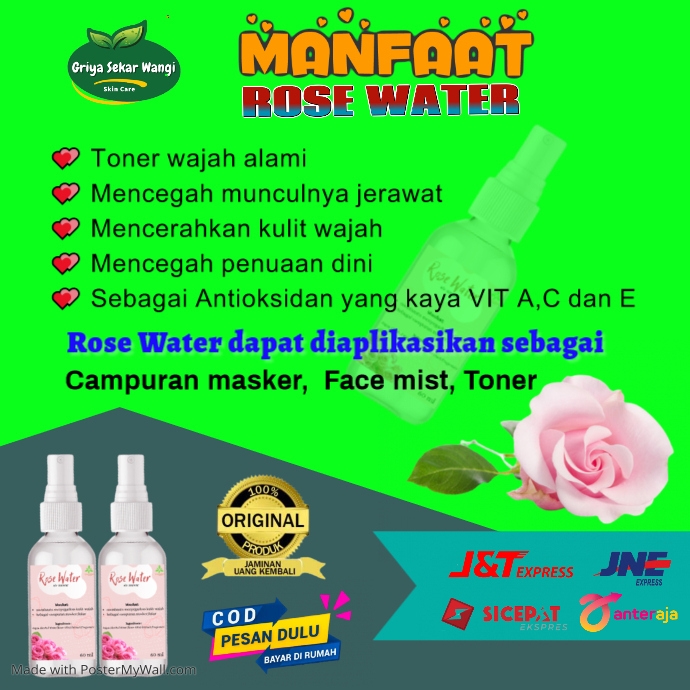 Copy of Sekar Rose Water 5 | PosterMyWall