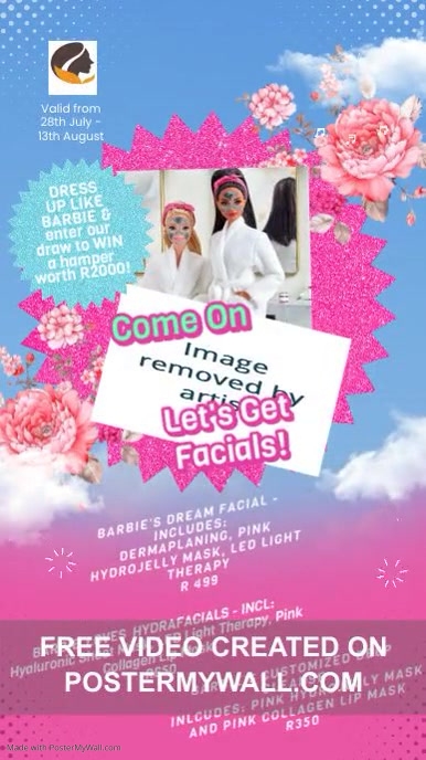 Copy of Barbie Rave Dance Party Display Template | PosterMyWall