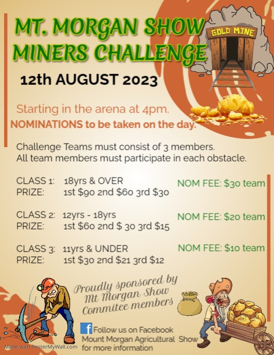 Copy of Miners Challenge 2023 | PosterMyWall
