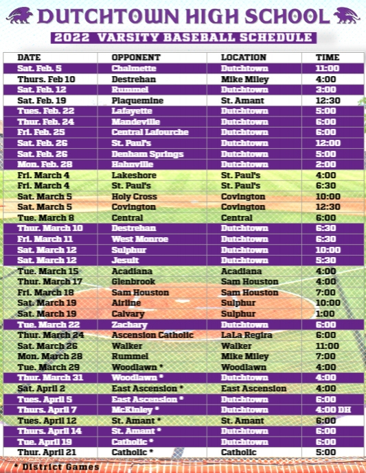 2022 VARSITY HOME PURPLE | PosterMyWall